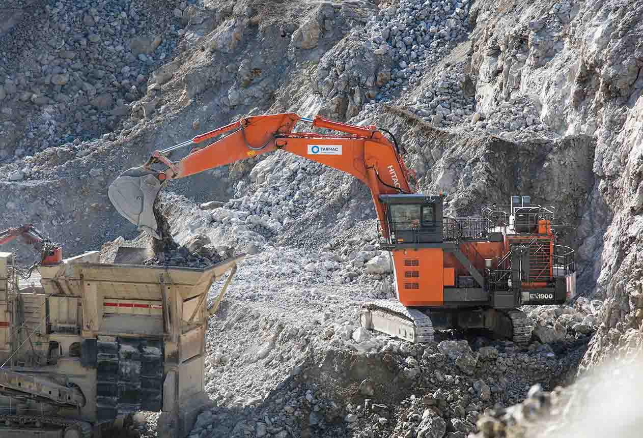 Hitachi EX1900-6 increases productivity at Swinden, UK quarry | World ...